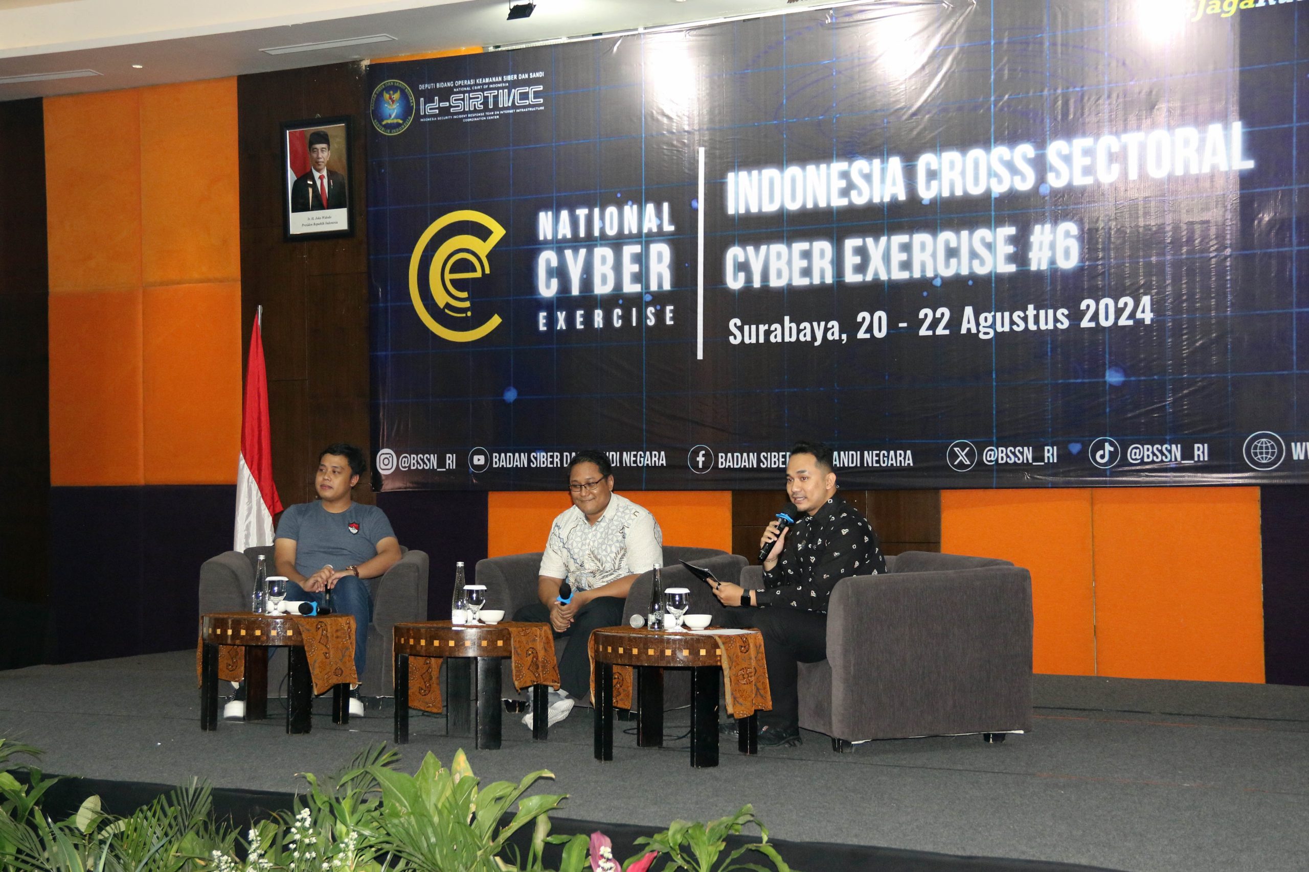 NCE 2024-Indonesia Cross Sectoral Cyber Exercise #6: Komitmen BSSN Perkuat Keamanan Siber ...